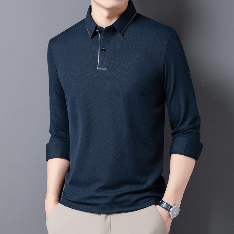 Ny modell av Business Casual Long Sleeve Piké Jersey med underminerad ...